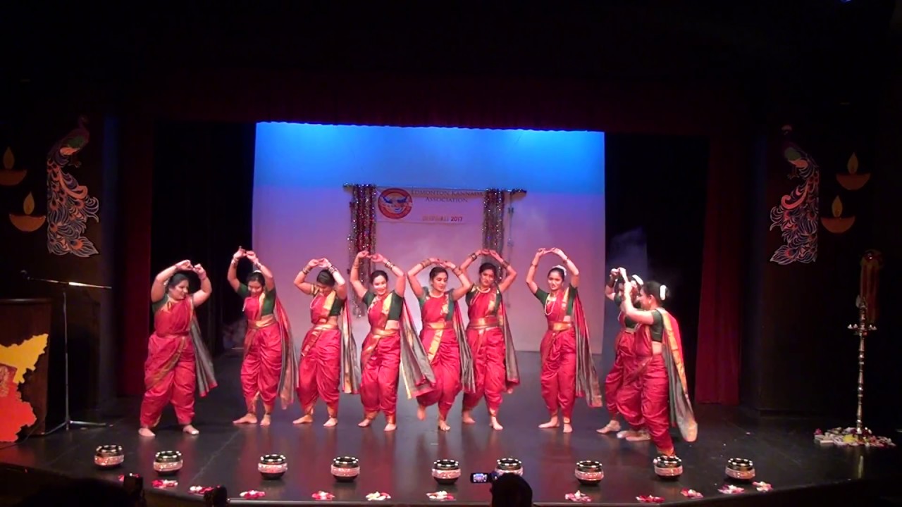 2017 Deepawali - Ladies Kannada Group Folk Dance (Edmonton Kannada ...