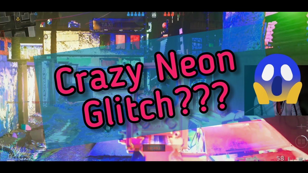 Neon Glitch | Call of Duty Modern Warfare Glitch | Warzone | Rendering ...