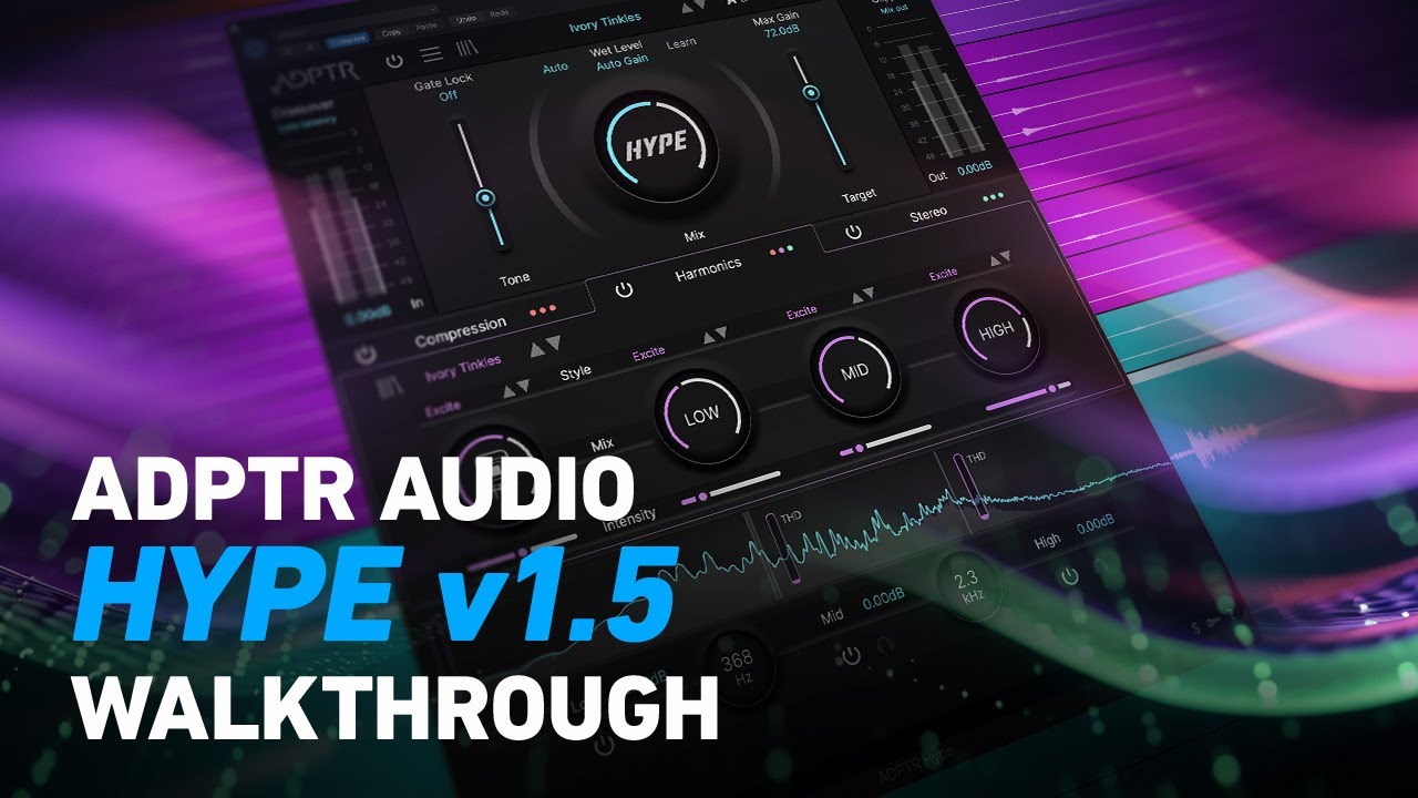 Everything New in ADPTR AUDIO HYPE Version 1.5 | Plugin Alliance - YouTube