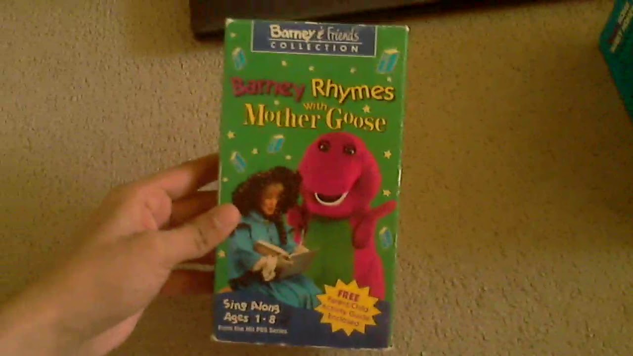 My Barney VHS Tapes Are White - YouTube