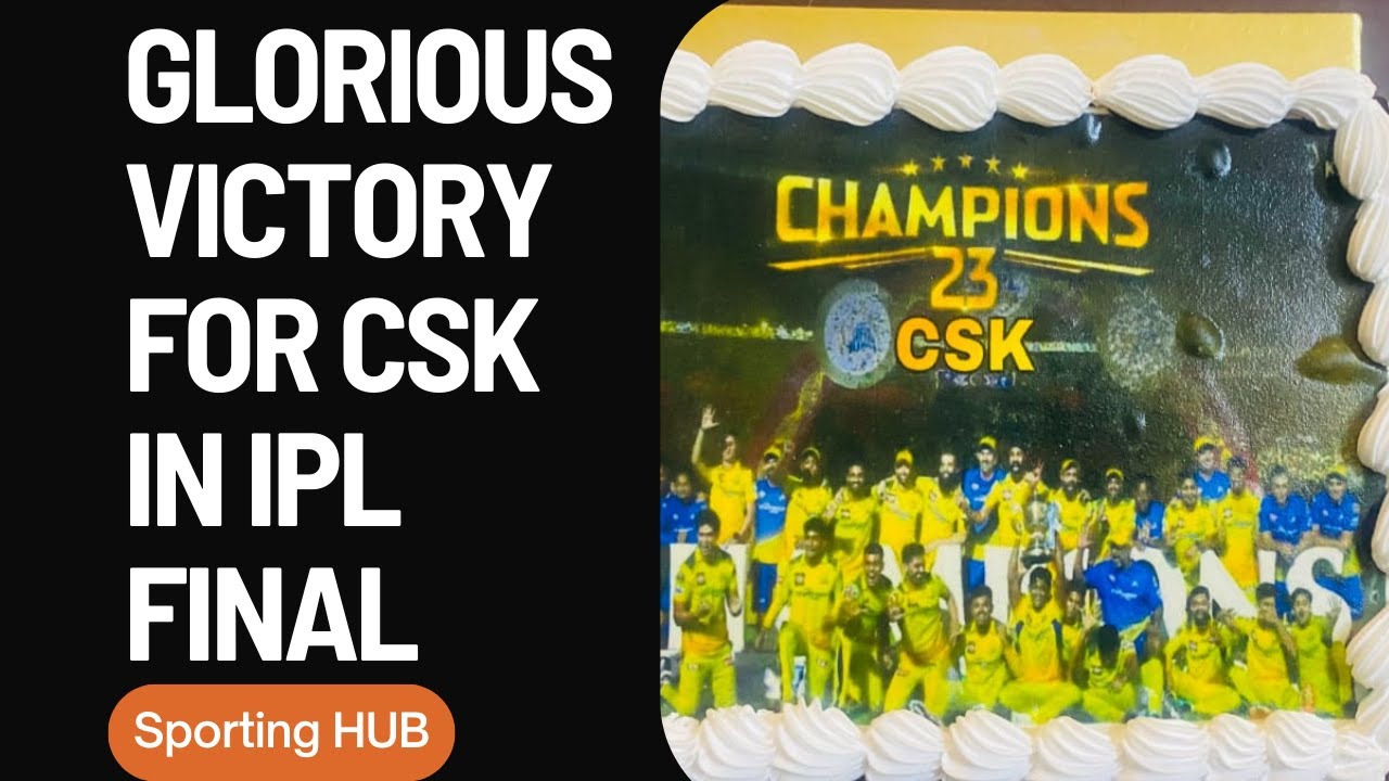 Glorious Victory for CSK in IPL Final | @sportingHUBB - YouTube