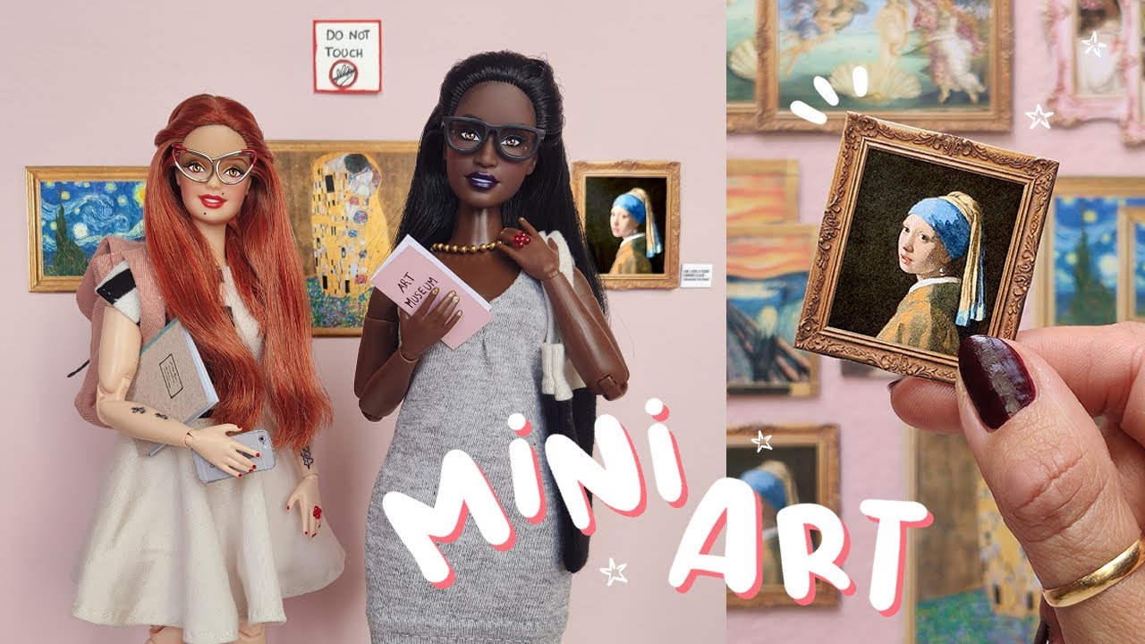 🎨Art in miniature: Create your own Mini Museum!⭐️#dollhouseminiatures # ...