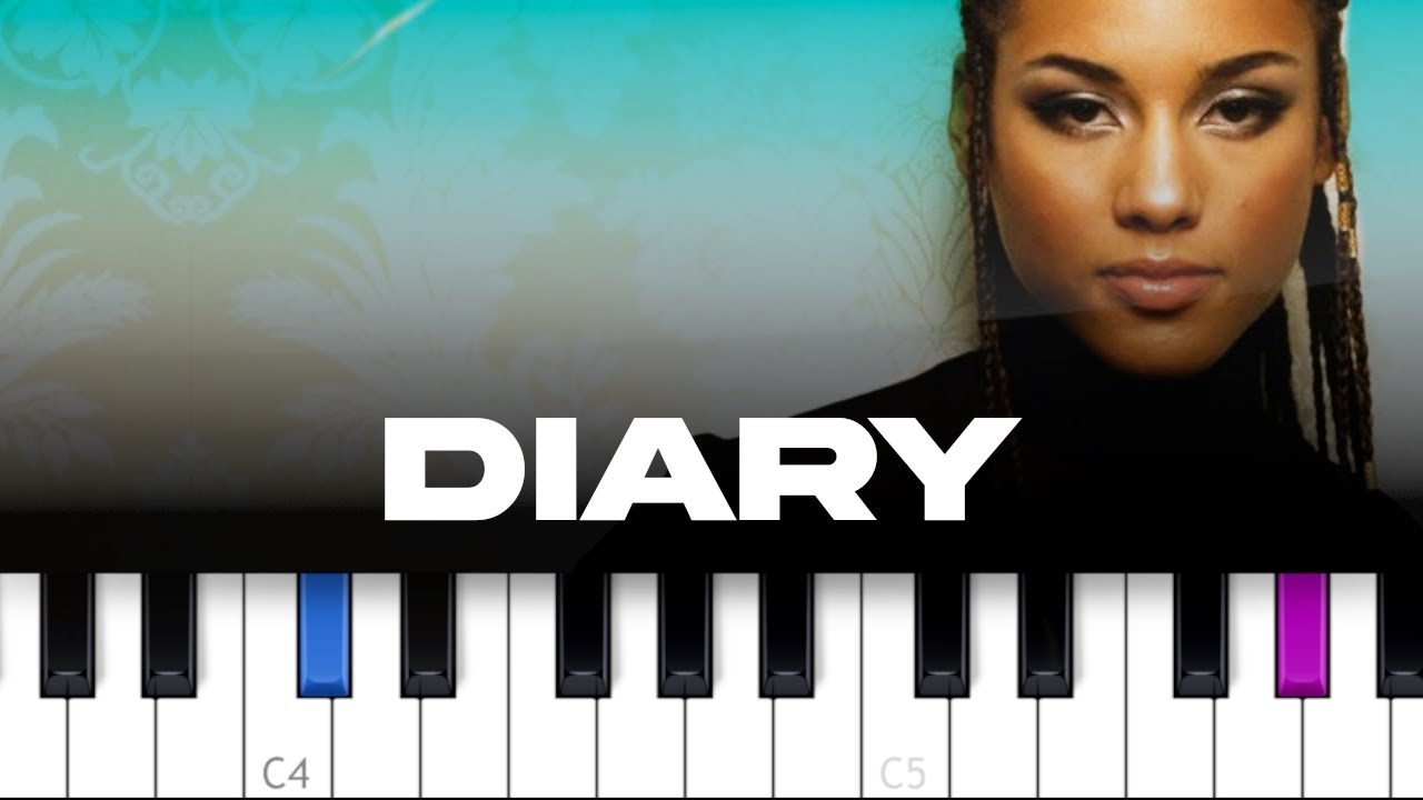 Alicia Keys - Diary (piano tutorial) - YouTube
