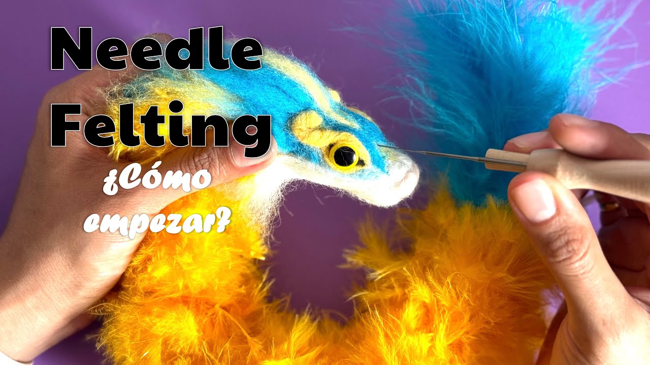 😱 Mi primera vez haciendo "Needle felting" - YouTube