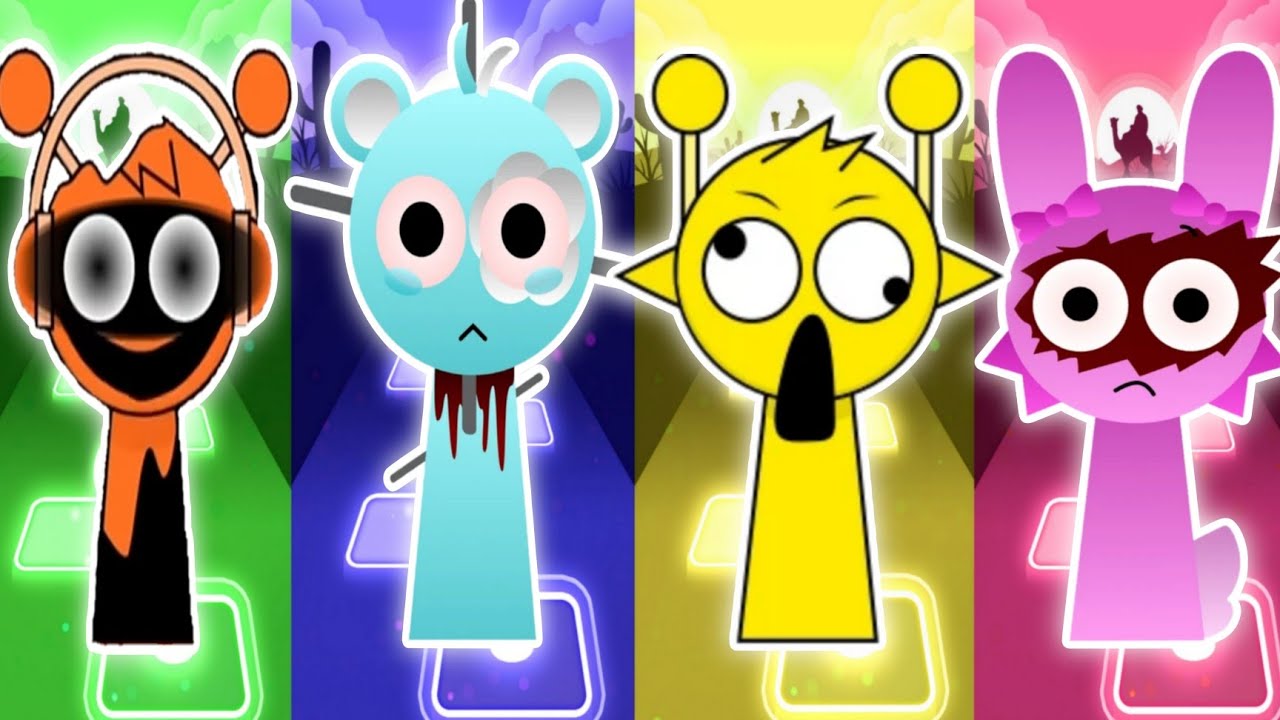 INCREDIBOX SPRUNKI ANIMATION COVER SPRUNKI Song TILES HOP MUSIC PARTY # ...