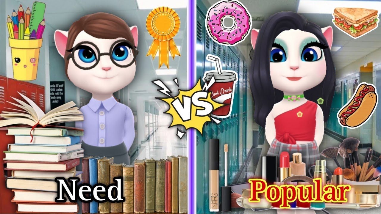 My Talking Angela 2 | Angela is SMART| Angela GREEDY | CosPlay Old ...