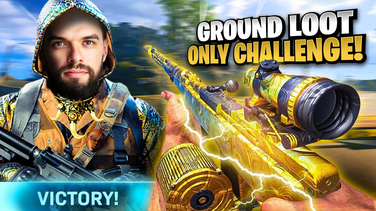 GROUND LOOT ONLY CHALLENGE in Warzone! - YouTube
