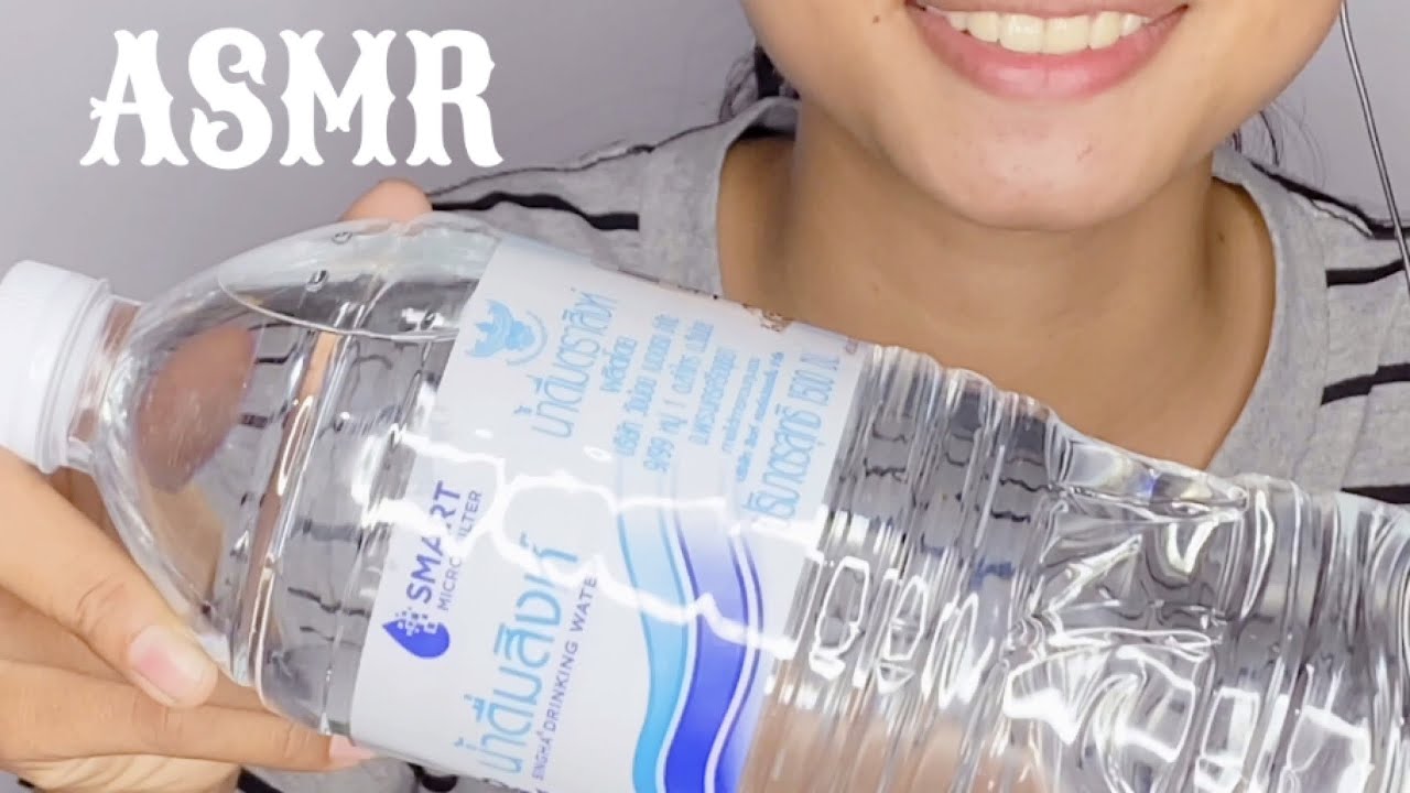 ASMR Drinking Fresh Water, Satisfying Drinking Sound - YouTube