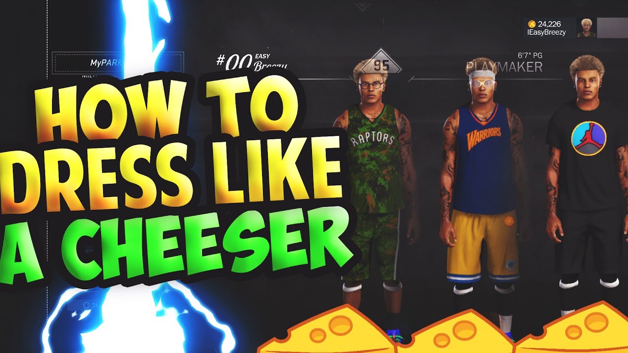 NBA 2K17 HOW TO DRESS LIKE A CHEESER!! BEST OUTFITS (PART 2) - YouTube