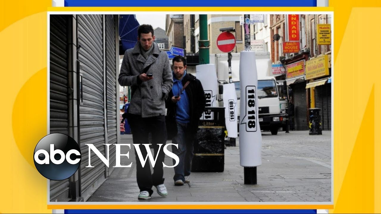 California city bans texting and walking - YouTube