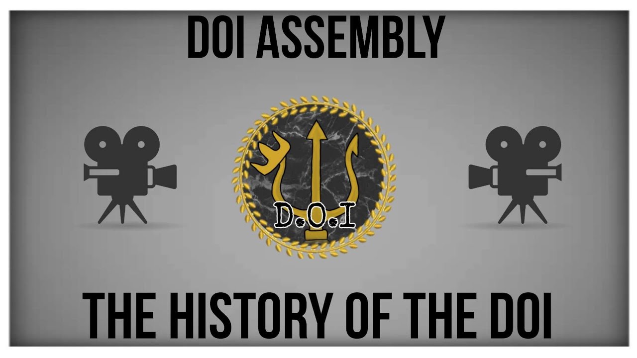 DOI Assembly: History of DOI - YouTube