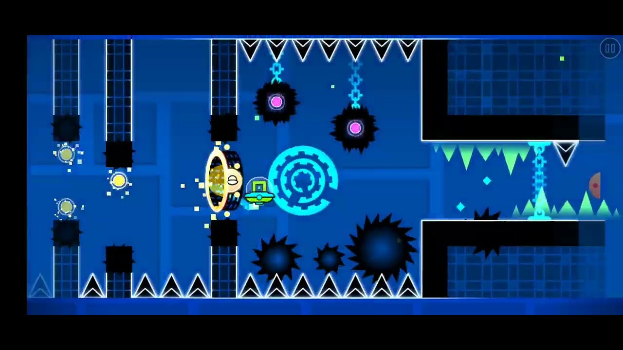 Geometry Dash | ice cave 100% (demon) very eazy demon level - YouTube