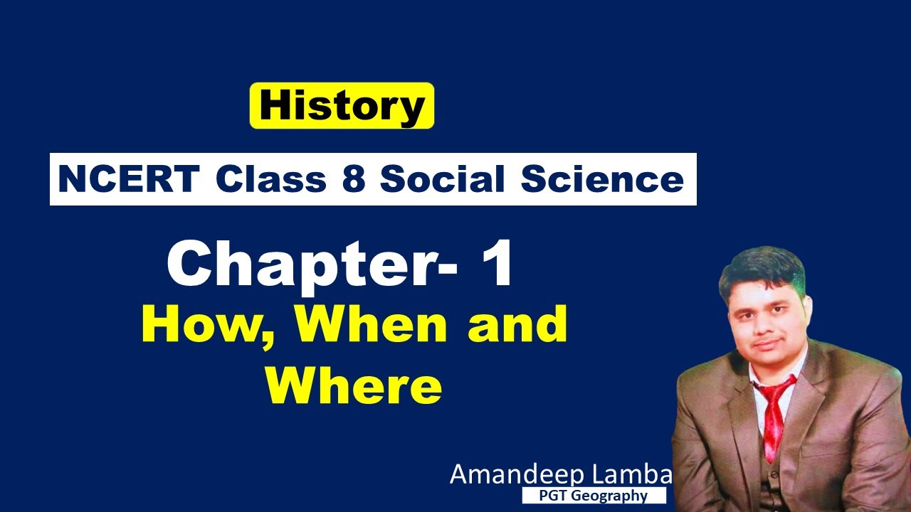 Class 8th history chapter 1 How, When and where full explanation ...