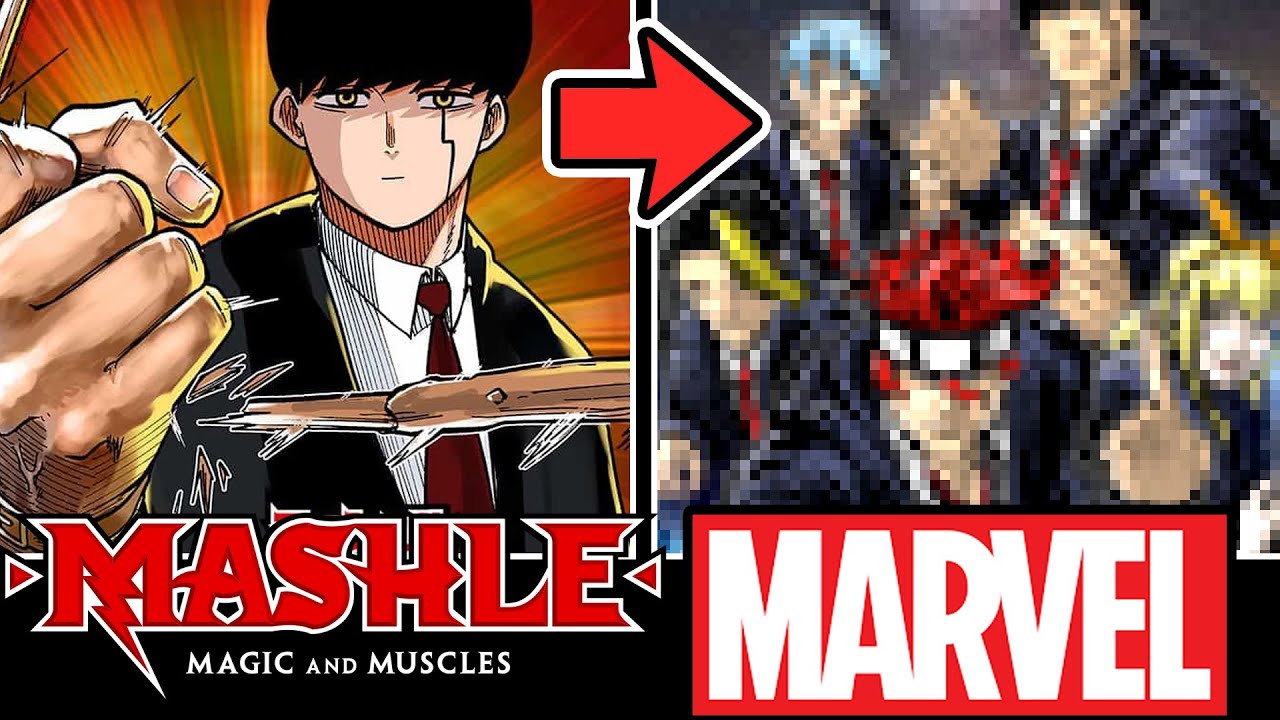PRO MARVEL ARTIST draws MASHLE as a MARVEL COMICS COVER! - YouTube
