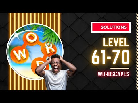 Wordscapes level 61-70 | Wordscapes gameplay | Word Puzzle | levels 61 ...