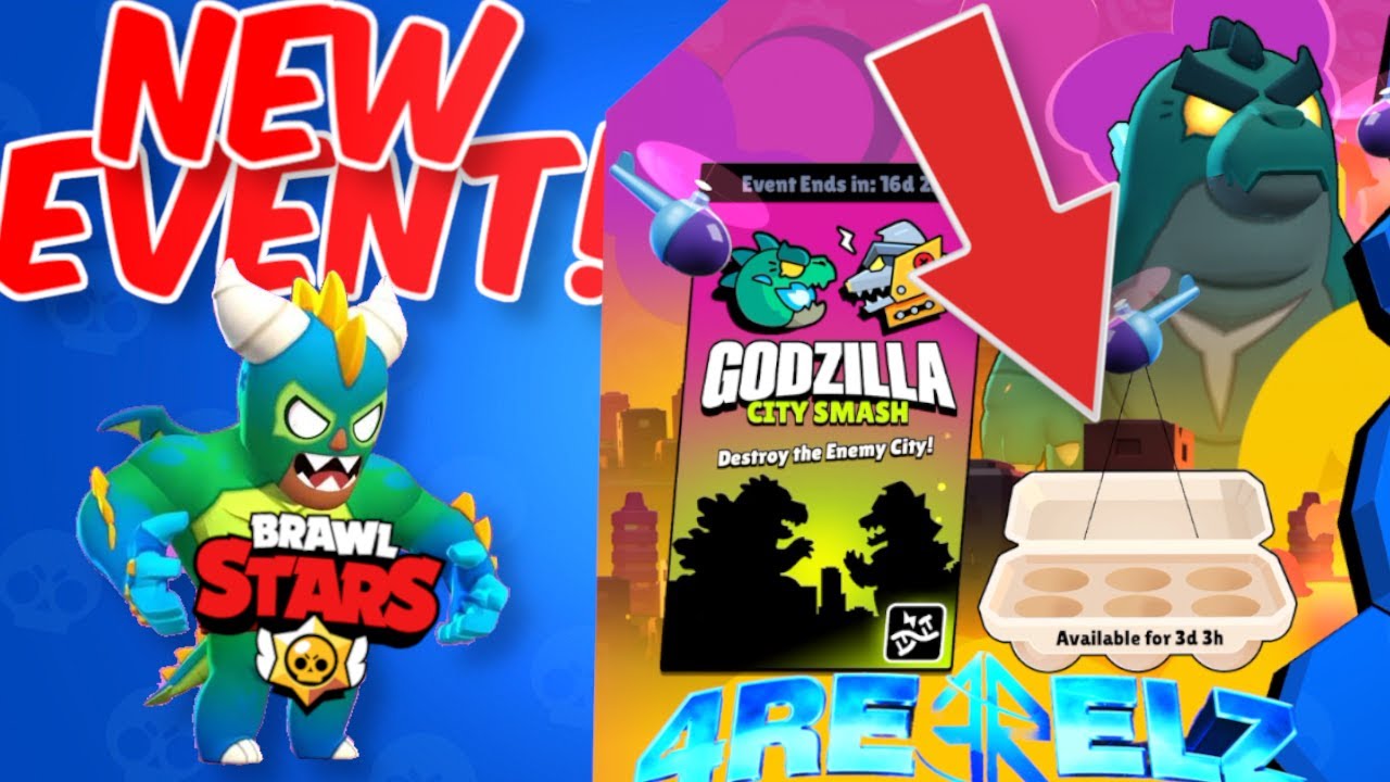 The Godzilla Brawl Stars Event is Crazy! - YouTube