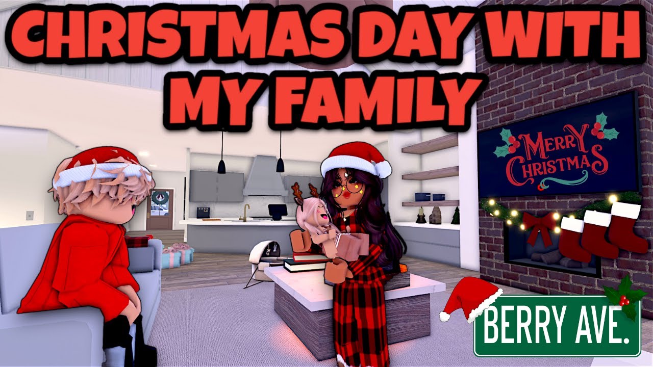 💗 Christmas Day With My Family 💗 | Berry Avenue 🏠 Family Roleplay ...