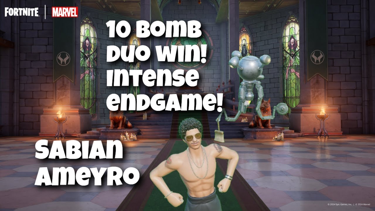 Fortnite 10 bomb duo win intense endgame just how I like it! Psylocke ...