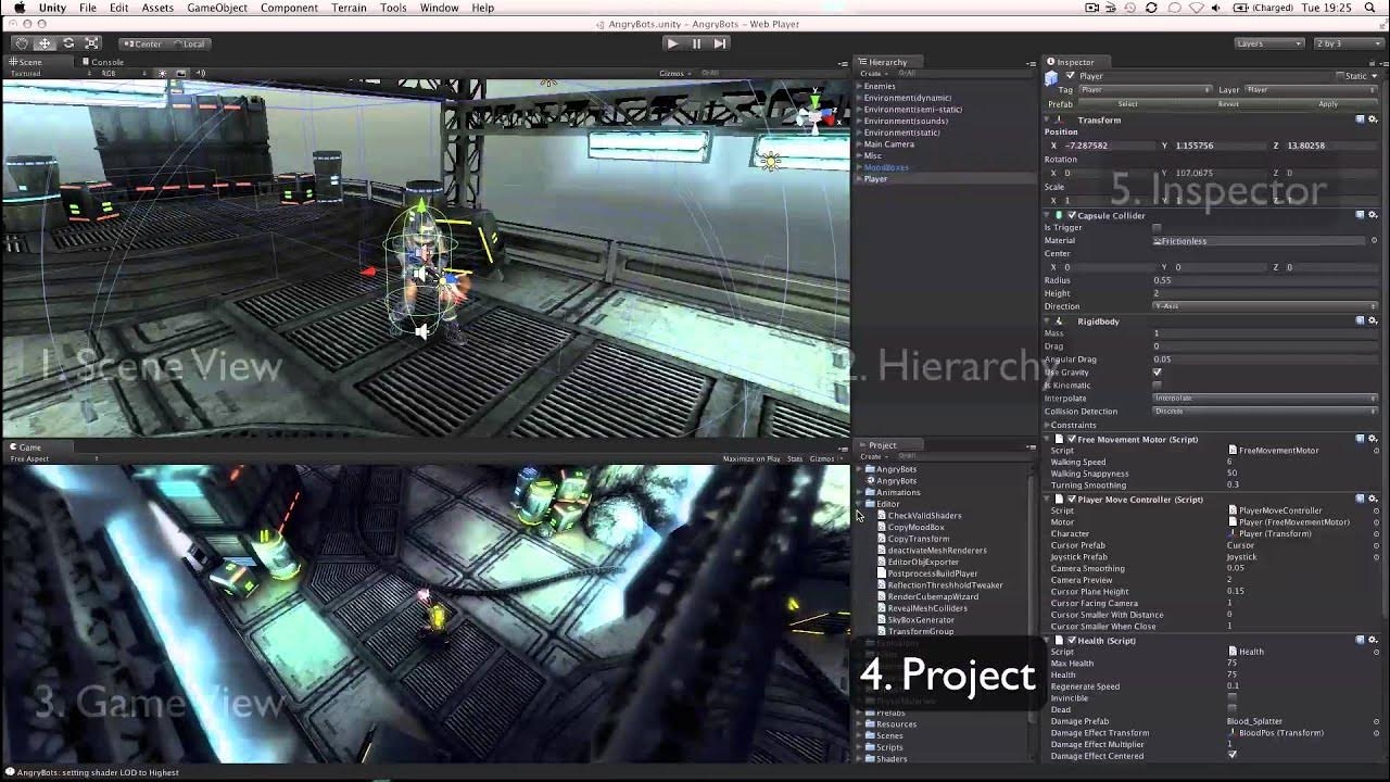 Unity Interface overview - Unity Official Tutorials - YouTube