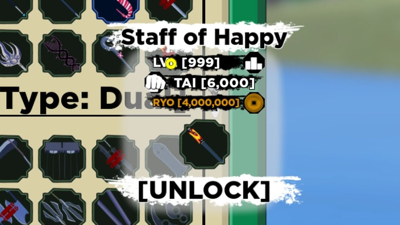 [Shindo Life] Finally Getting Staff Of Happy - YouTube