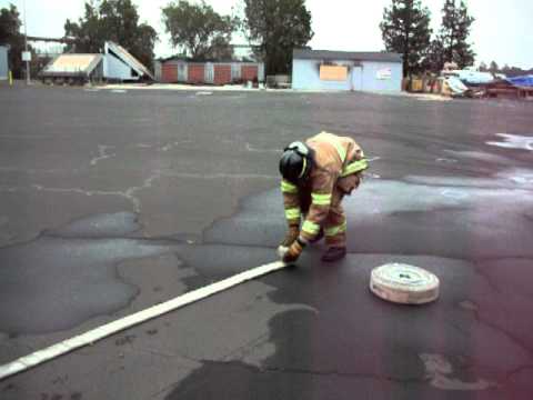 SRJC Fire 208 Hose Roll - YouTube