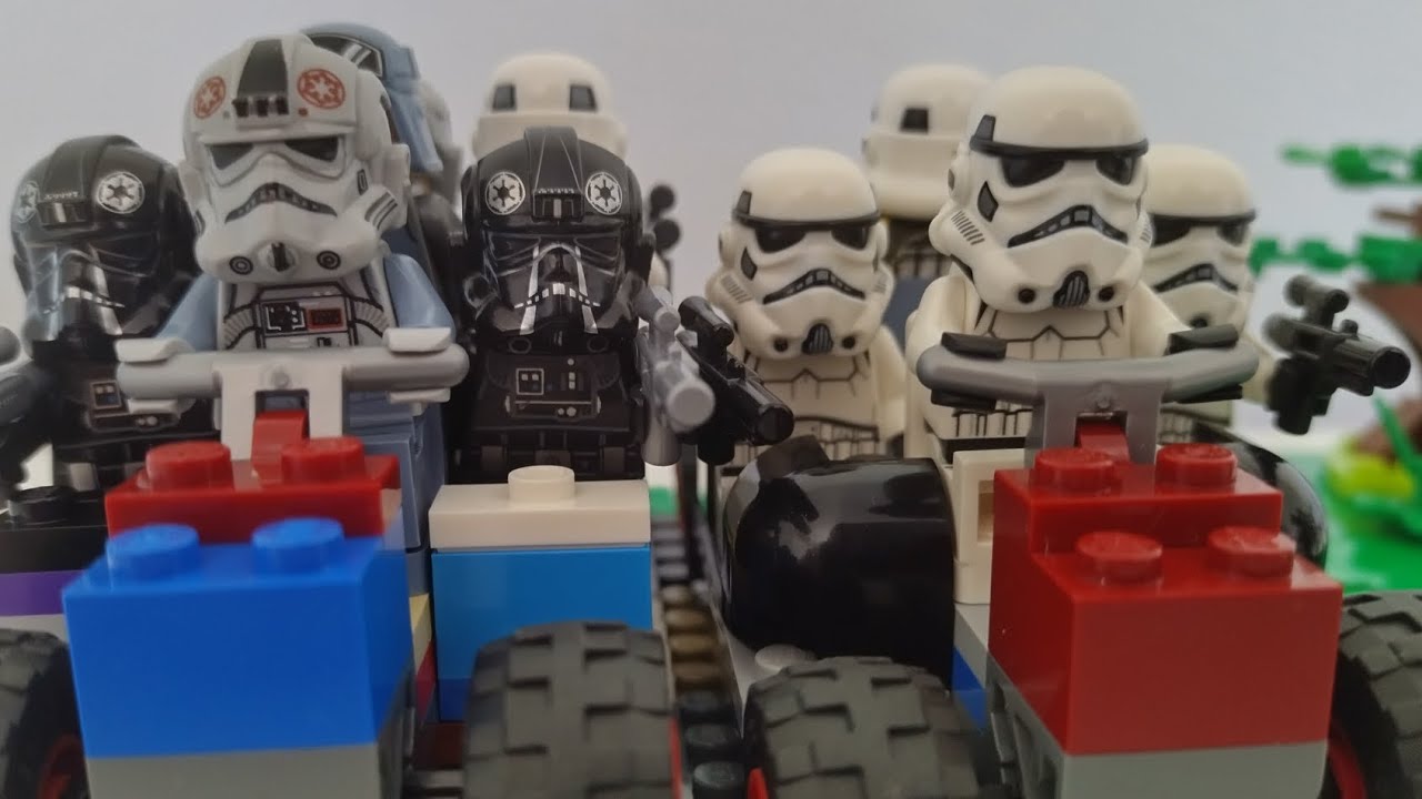 stormtroopers on vehicles - YouTube