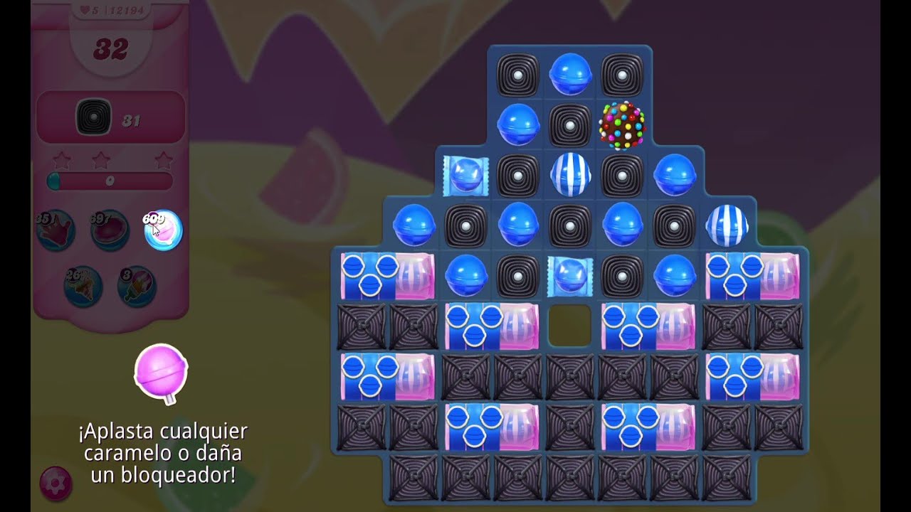 Candy Crush Saga Level 12194 - YouTube