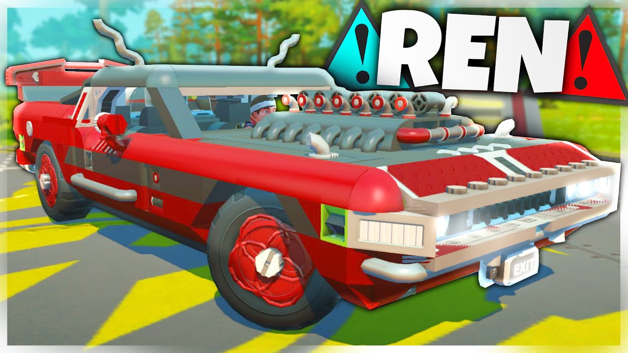 Masina REN modificata de John | Scrap Mechanic - YouTube