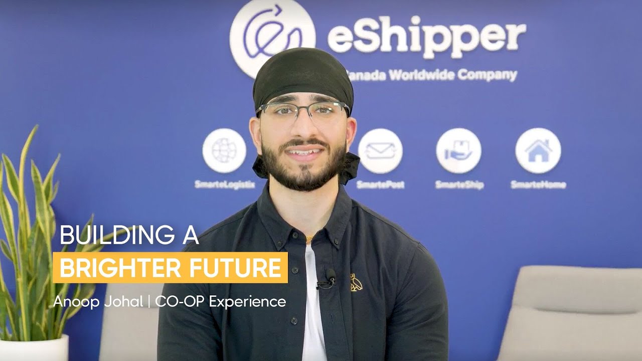 Anoop's Co-op Student Experience at eShipper - YouTube