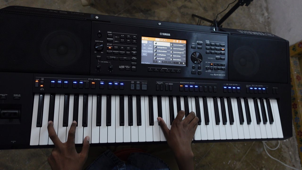YAMAHA PSR SX-900 THE TOUR OF THE FRONT PANEL PART 33 - 4K - YouTube