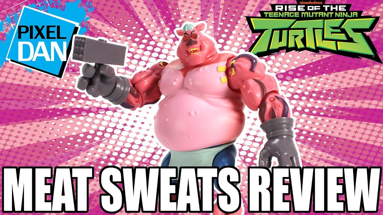 Meat Sweats Rise of the TMNT Ninja Turtles Action Figure Video Review ...