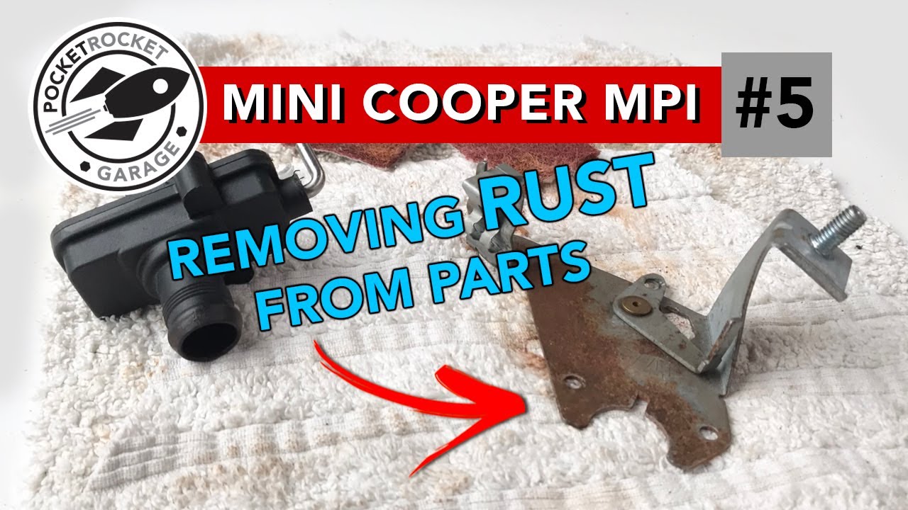 Classic Mini Cooper Sportspack Restoration | Removing Rust from Parts ...