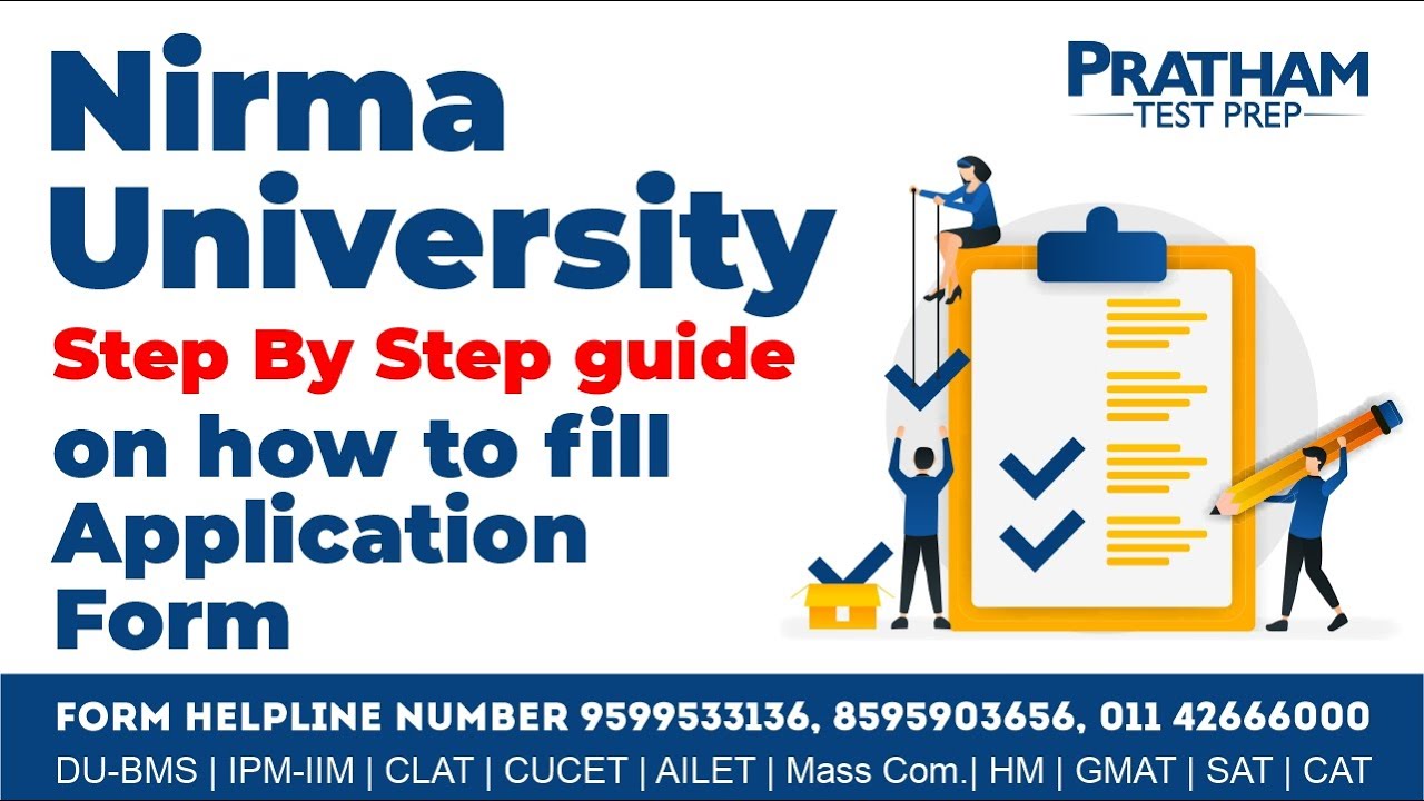 Nirma University - Step-By-Step guide on how to fill Application Form ...