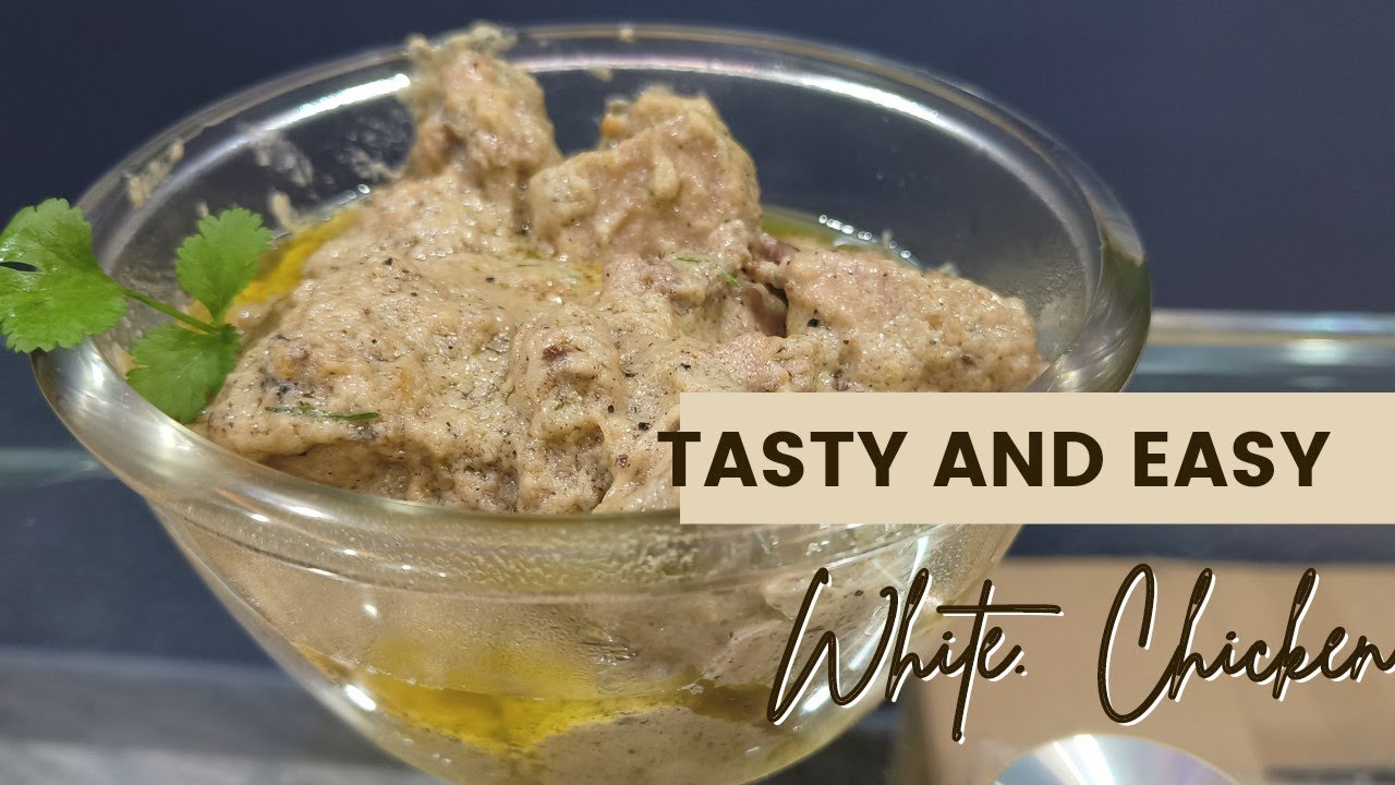 Tasty White Chicken recipe / ক্ৰীম চিকেন @JULIESCORNER - YouTube