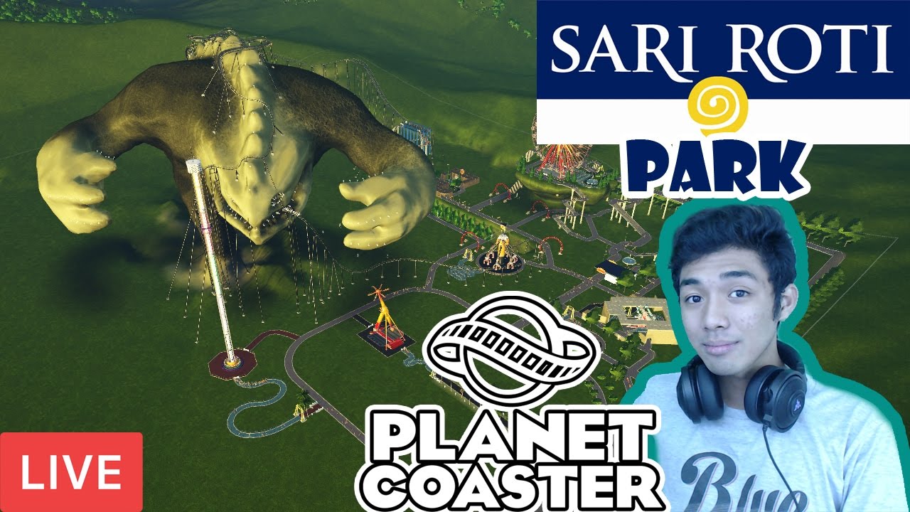 SARI ROTI PARK - PLANET COASTER/SPEEDBUILD - YouTube