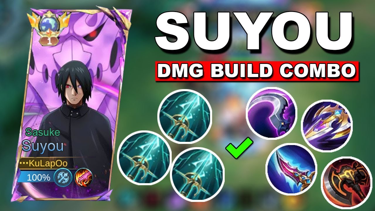 Sasuke x Suyou Damage Build New Hero 2024 | Mobile Legends - YouTube