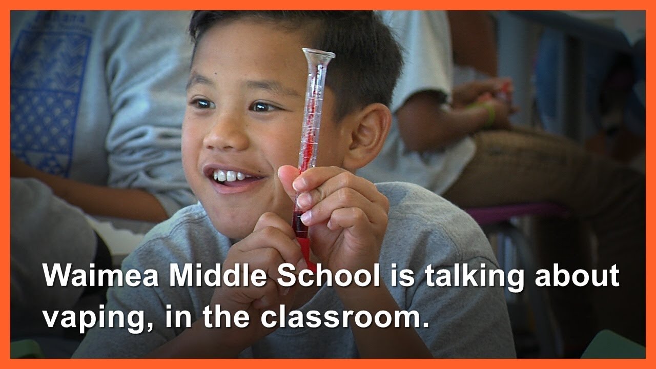 Vaping Lesson Taught In Waimea Middle School (Nov. 18, 2018) - YouTube