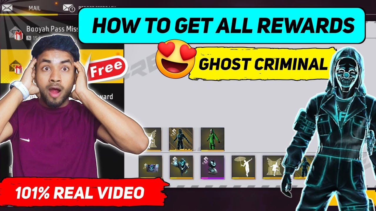 HOW TO GET GHOST CRIMINAL BUNDLE IN FREE FIRE || GHOST CRIMINAL EVENT ...