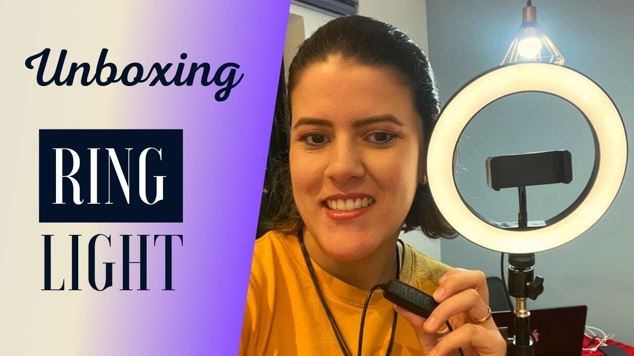Unboxing - Ring Light 20 cm - YouTube