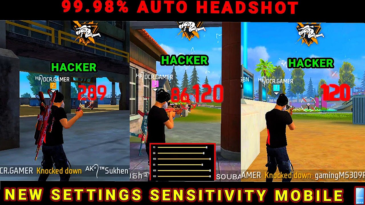 Free Fire (2023) Settings || Hacker Sensitivity || Best Sensitivity For ...