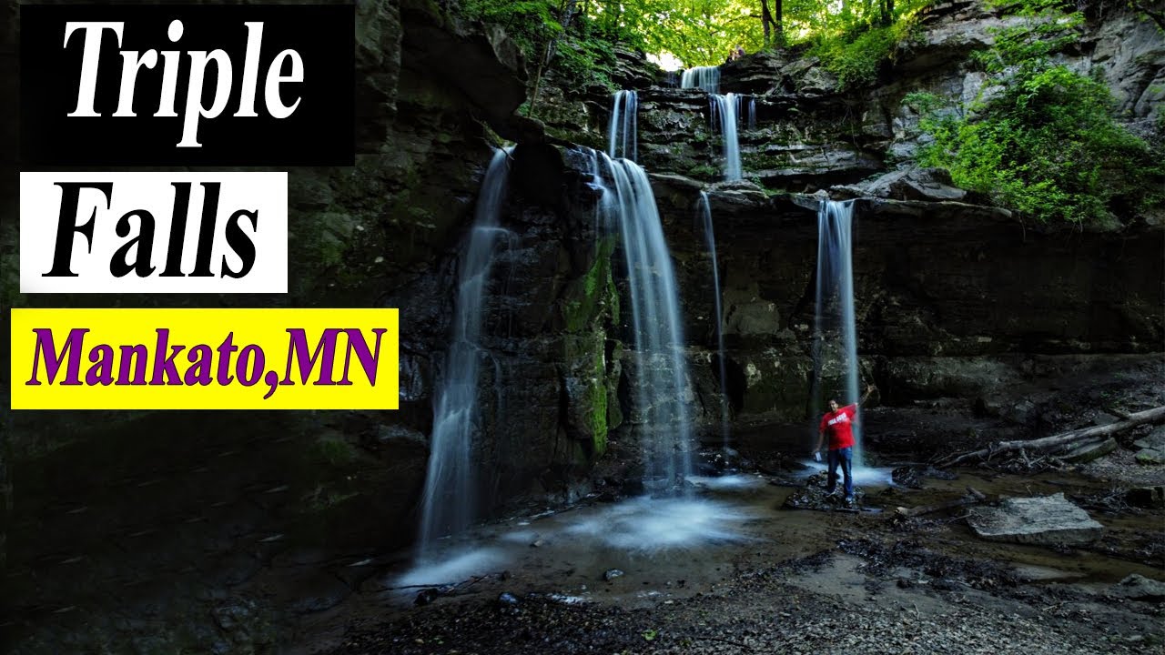 Waterfall in Mankato, MN you've NEVER Heard of! - YouTube