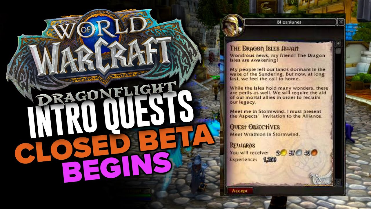 Dragonflight Intro Questline (BETA) - YouTube