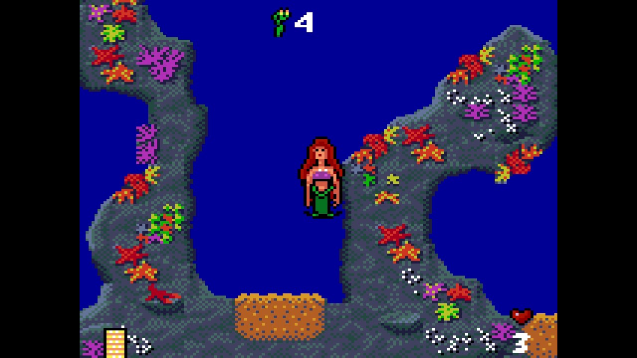 Disney's Ariel The Little Mermaid (Game Gear) 1080p HD 60FPS - YouTube