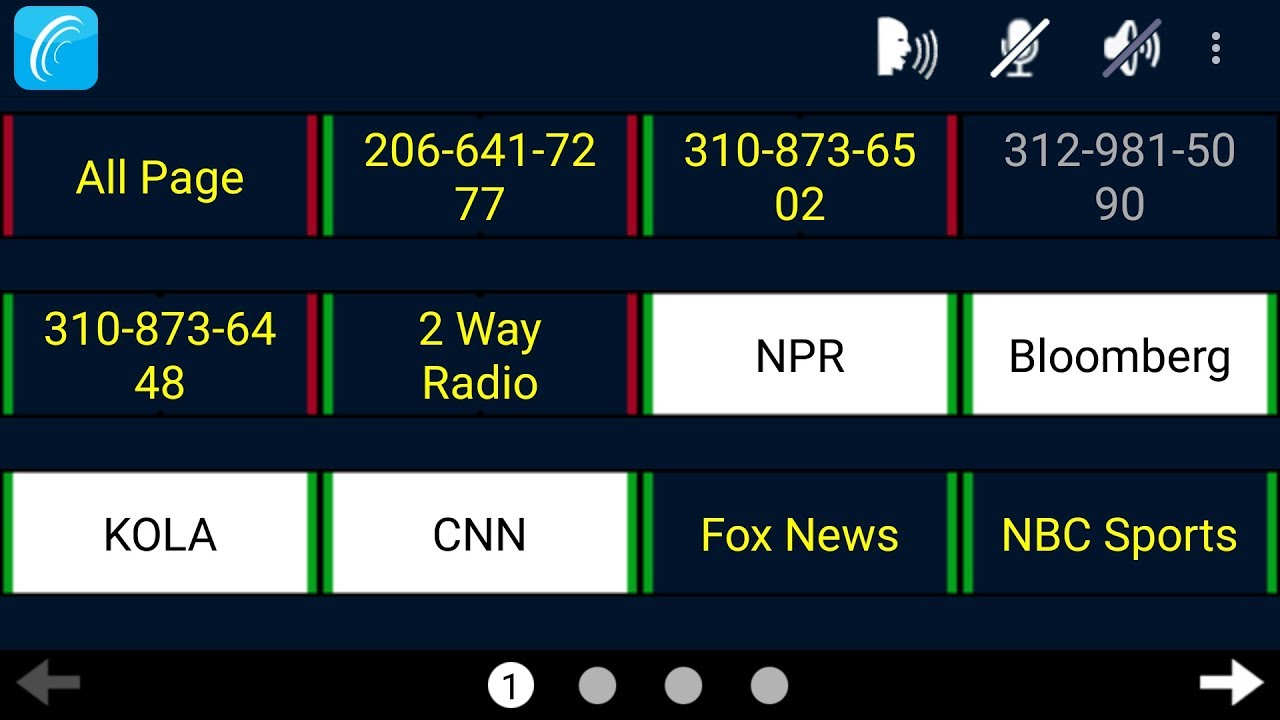 New VCOM Control Panel for Android with Phone Services - YouTube