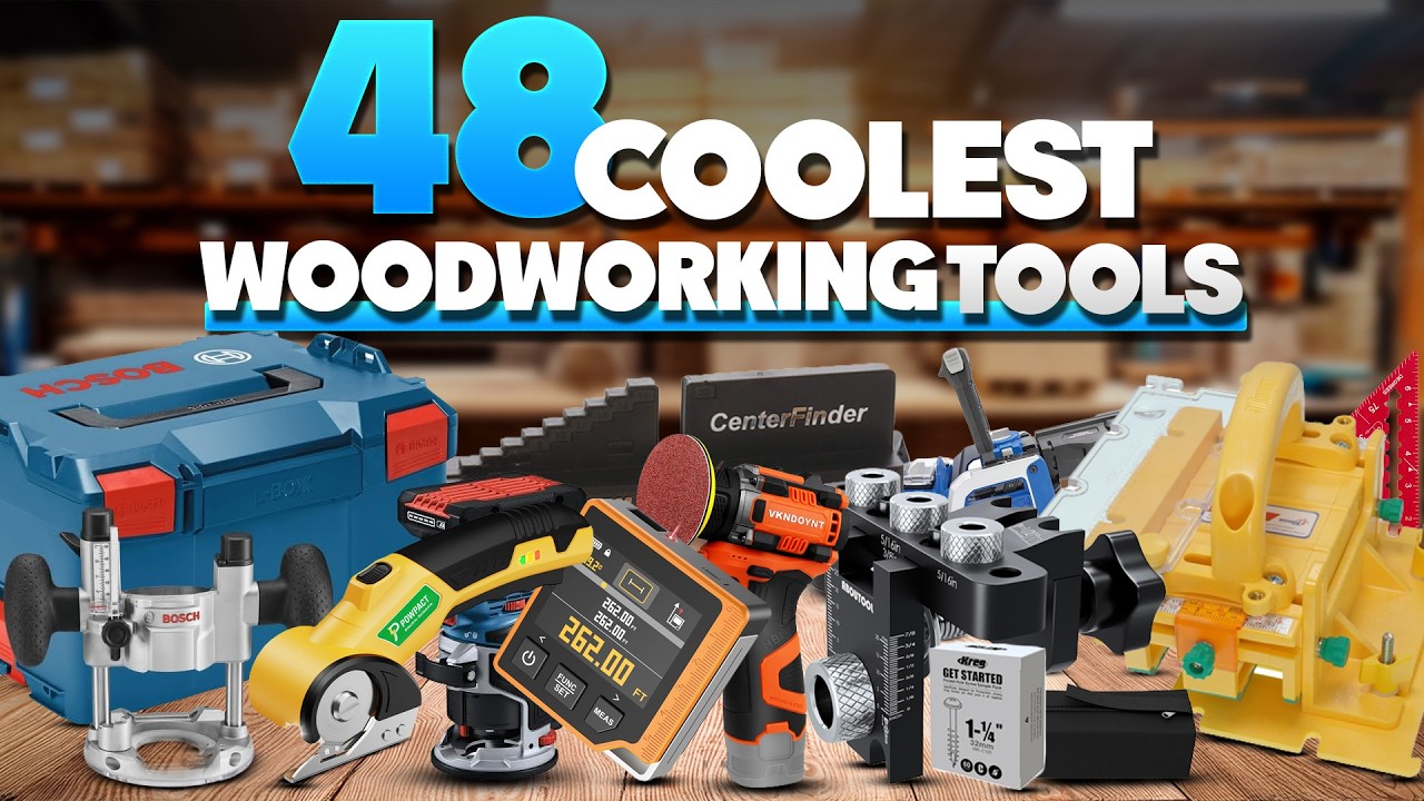 48 Coolest Woodworking Tools on Amazon That Make Projects Faster - YouTube