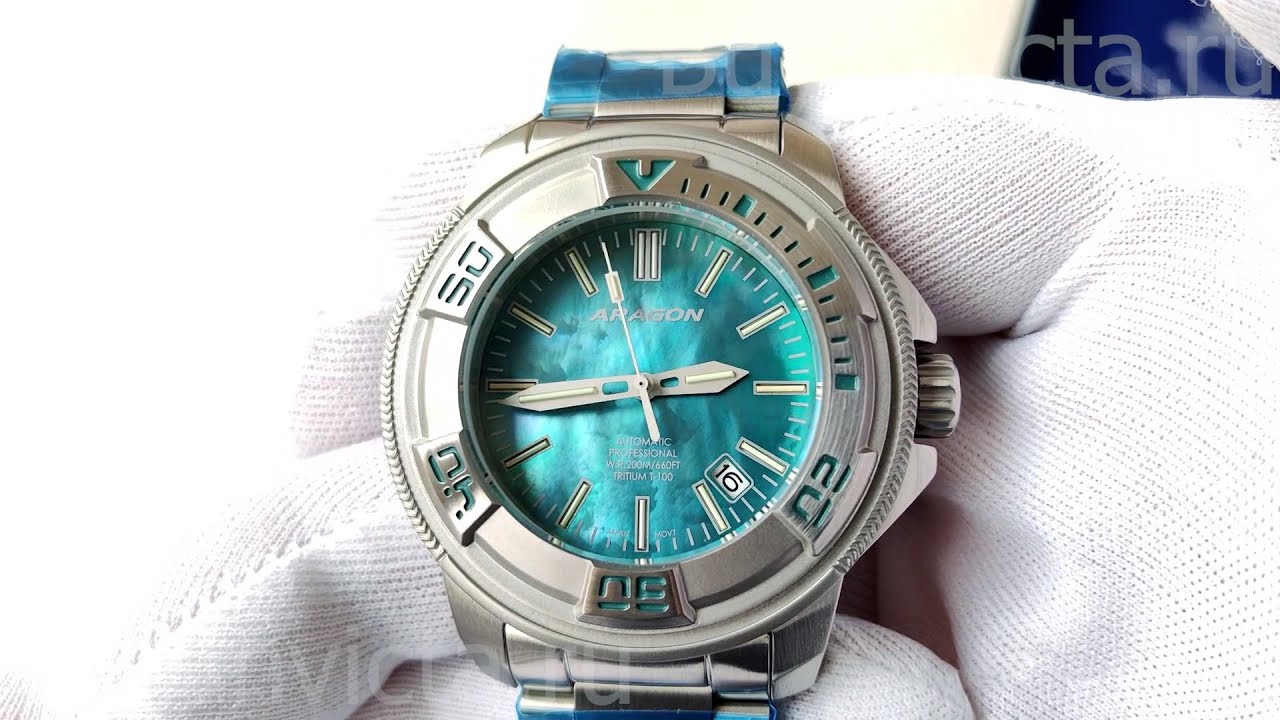 Aragon Mystery Box 2024 MOP Dial Tritium T100 Automatic Men's Watch ...