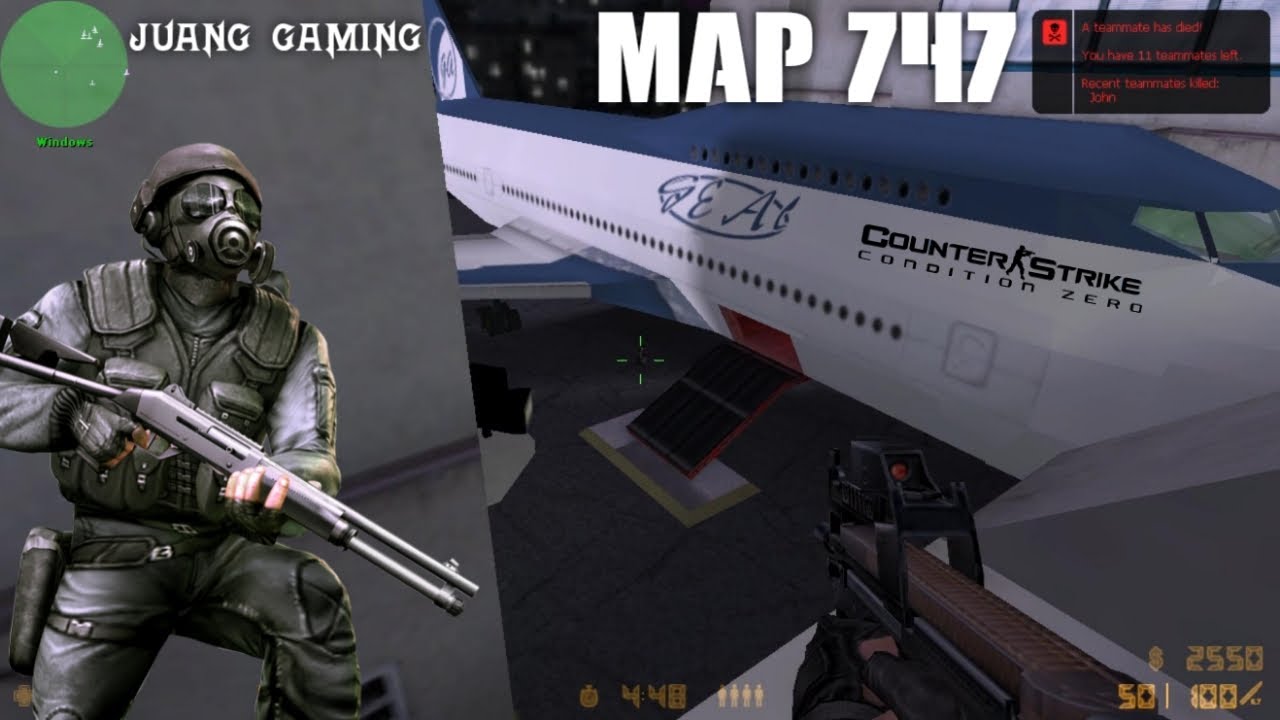 MAIN GAME NOSTALGIA COUNTER STRIKE CONDITION ZERO AT CS 747 - YouTube