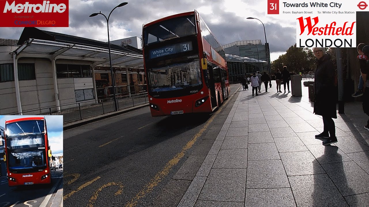 Full Route Visual | London Bus Route 31 Camden Town to White City ...