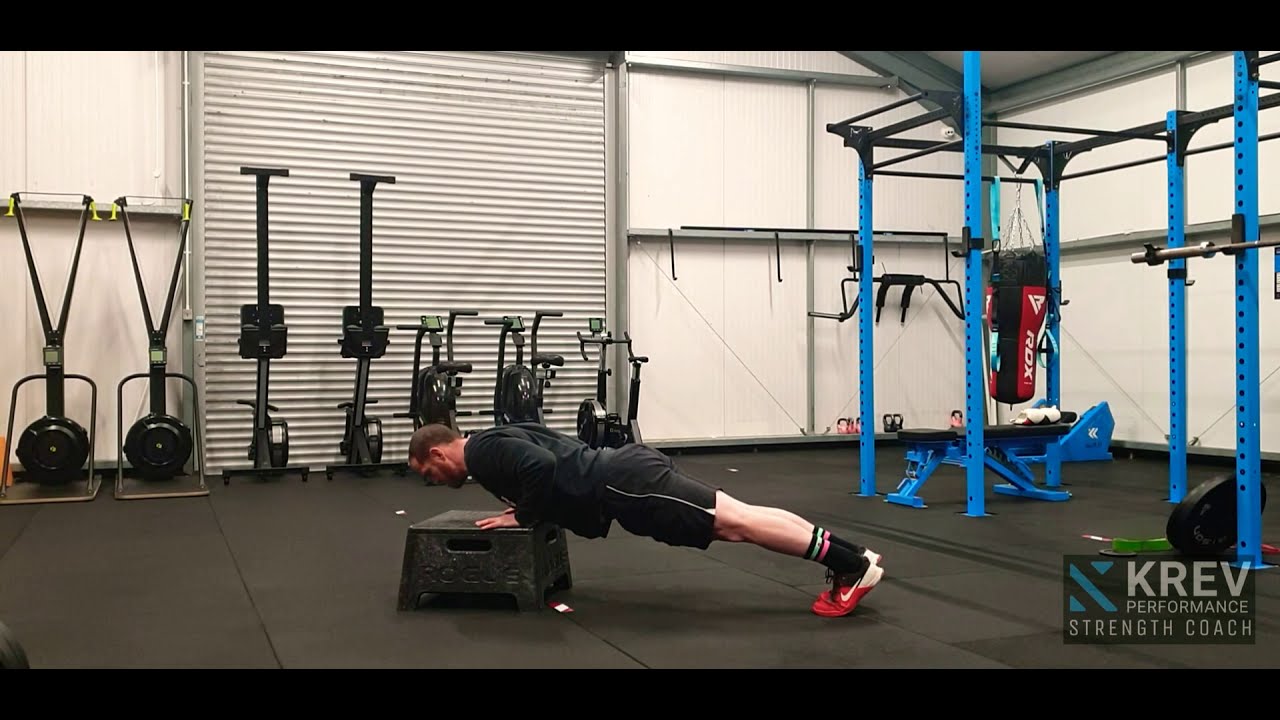 HAND RAISED PUSH UP - YouTube