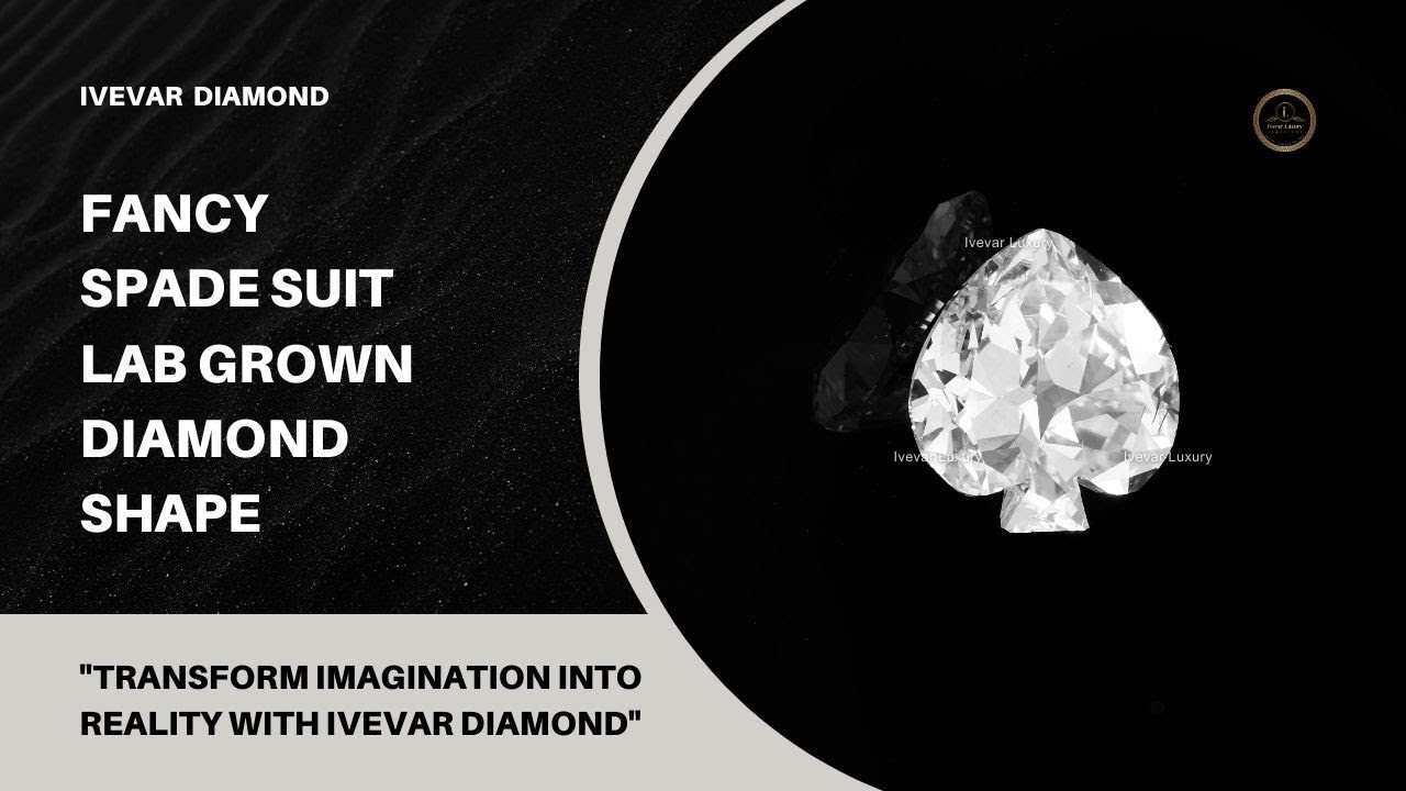 Fancy Spade Suit Lab Grown Diamond Shape ♠️ #ivevar #usa #trending # ...
